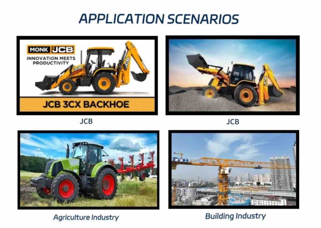 Parker JCB 919/75002 Hydraulic gear pump for construction machinery OEM ...