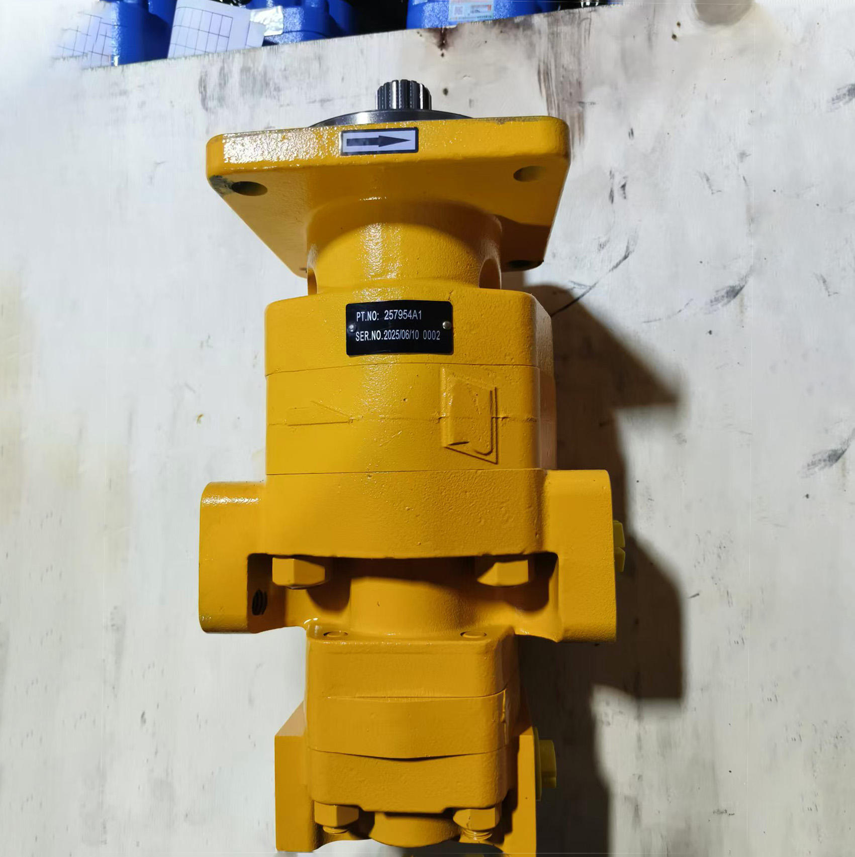 Hydraulic Pump 257954A1 for CASE Backhoe Loader 580SL 580SM