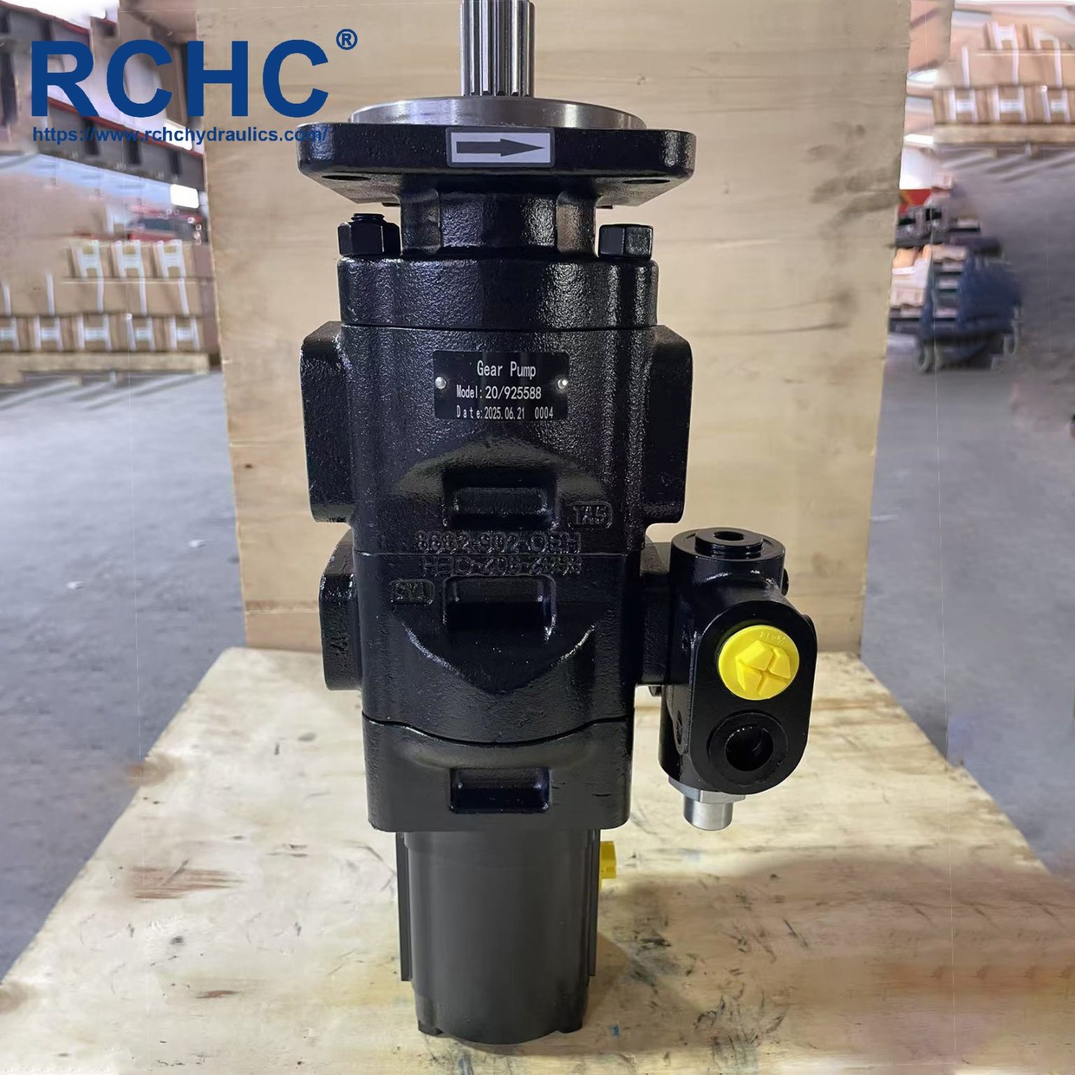 RCHC Factory Update JCB Series Parker Hydraulic Gear Pump Model