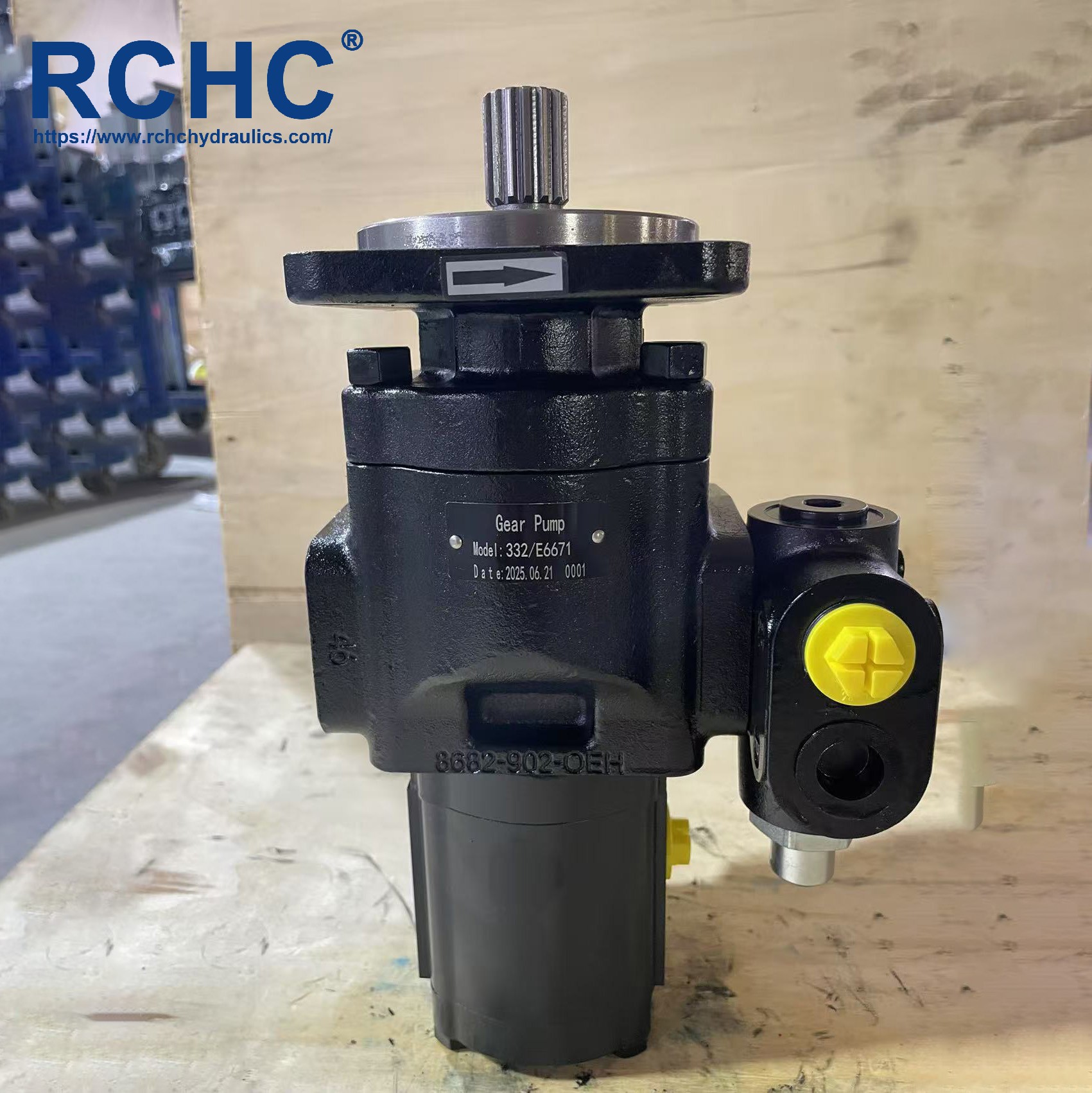 RCHC Factory Update JCB Series Parker Hydraulic Gear Pump Model
